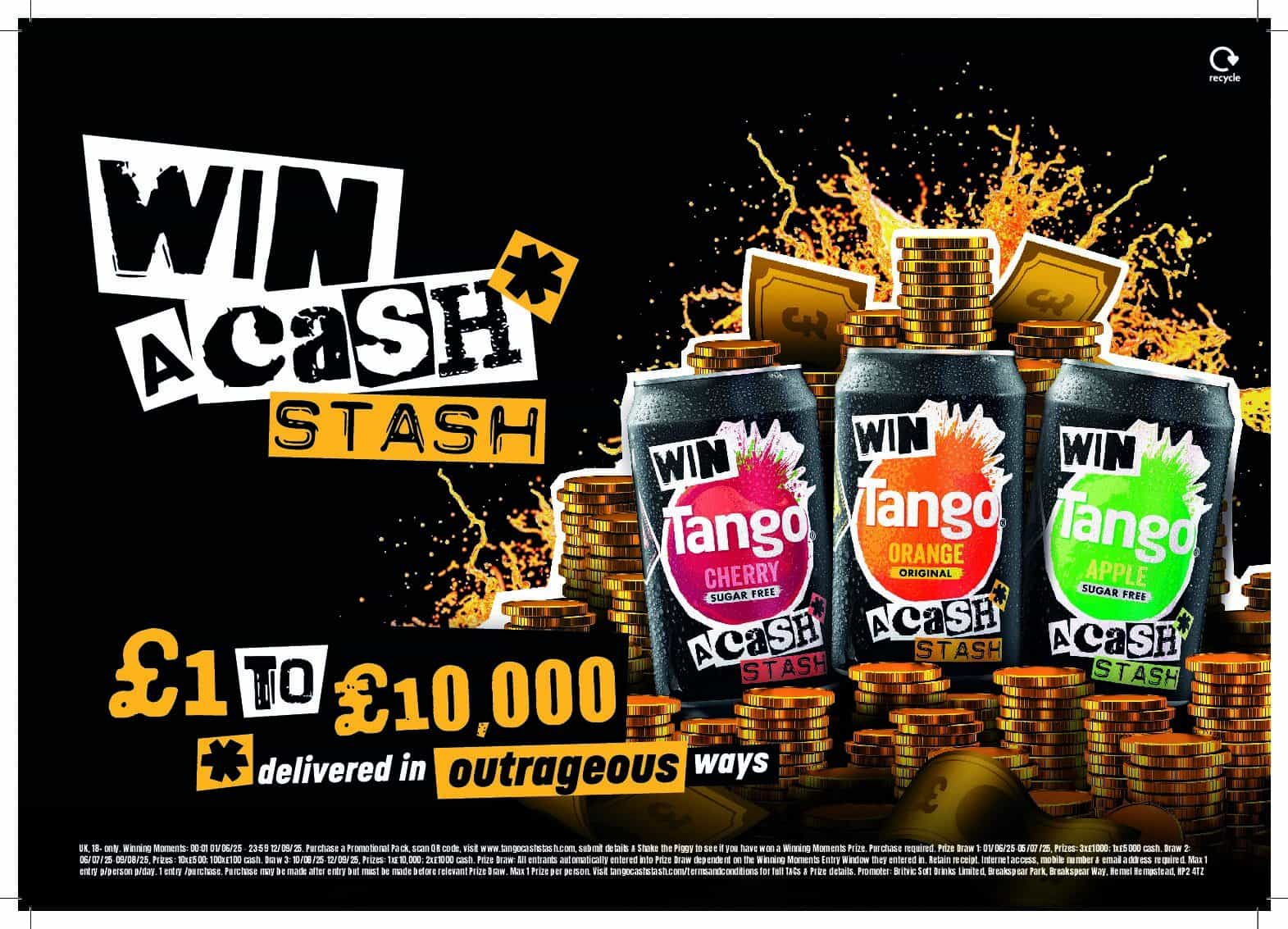Tango Cash Stash Prize Promotion - PromoVeritas